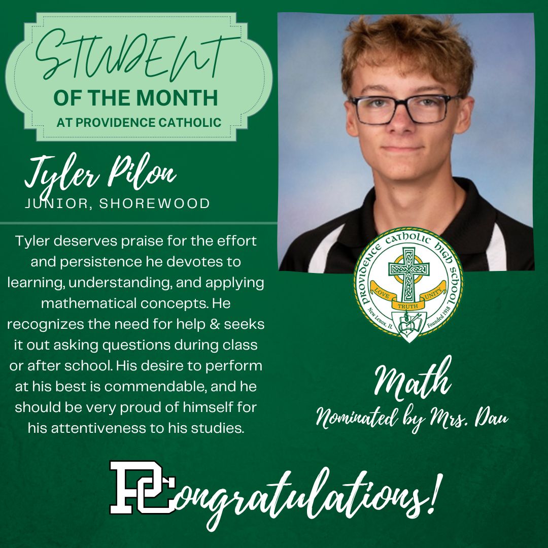Providence Catholic Names Students of the Month for January ...